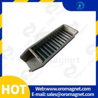 China High Intensity Magnetic Grid Separator for Ceramic Glaze 2.5 Inch Inlet 30mm Gap for sale