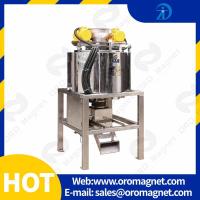 China Self-Cleaning Drum Magnet Separator 2-5T Magnetic Strength for Chemical Food Processing with 380V Power for sale
