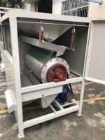 China Dry Type Permanent Magnetic Roller Separator 12000 Gauss for Quartz Feldspar Sand Minerals for sale