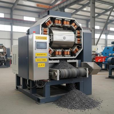 China Magnetic Separator Machine 10000-15000 Gauss 5-10 TPH Copper Coil Mining Equipment for sale