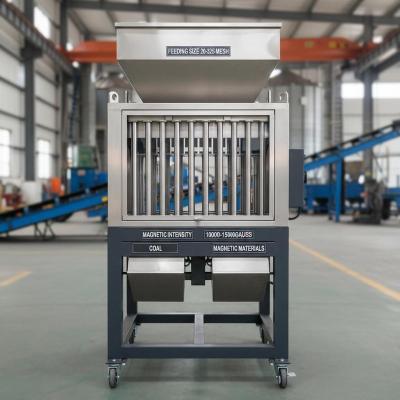 China Magnetic Separator Machine 20-325 Mesh Feeding Size 10000-15000 Gauss for Coal Mining for sale