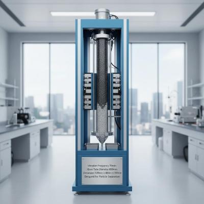 China Magnetic Separation Equipment 70rmin Vibration Frequency Φ50mm Glass Tube 1200x800x1500mm for sale