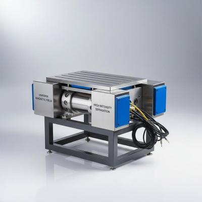 China High Gradient Plate Magnetic Separator 12000 Gauss Uniform Field Vertical Design for sale