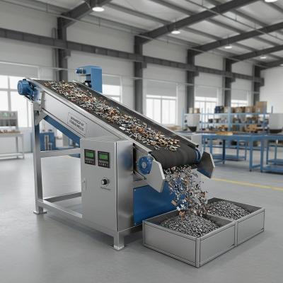 China Electromagnetic Separator 0.5-1.5 Tesla Oil Cooling Automatic Ferrous Metal Separation for sale