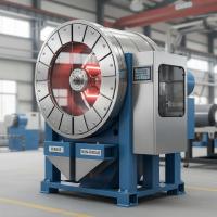 China Circular Dry Magnetic Separator 11 Coil Power 1-20 TPH Capacity 99% Efficiency for sale