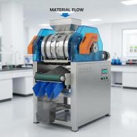 China Customizable Dry Magnetic Separator 11 Coil Power 1-20 Tons per Hour Strong Magnetic Field for sale