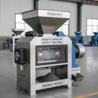 China Industrial Magnetic Separator Machine 10000-15000 Gauss 20-325 Mesh Feeding Size 50/60Hz for sale