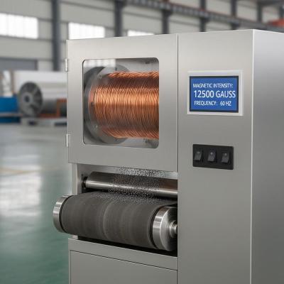 China Magnetic Separator Machine 10000-15000 Gauss Copper Coil 50 60Hz for Particle Removal for sale