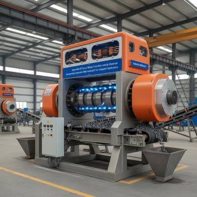 China Electromagnetic Separator 0.5-1.5 Tesla E Insulation Oil Cooling for Ferrous Metal Separation for sale