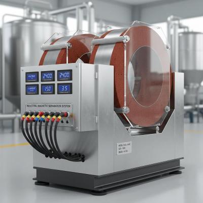 China Customized Voltage Electromagnetic Separator 44 Magnets 0.5-1.5T E Insulation Oil Cooling for sale