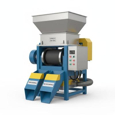 China Dry Magnetic Separator 1-20 TPH Capacity Strong Magnetic Field for Ferrous Material Separation for sale
