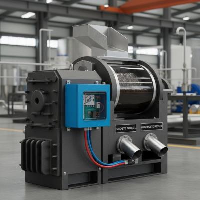 China Wet Magnetic Separator 10000 Gauss Insulation Class E for Mineral Processing for sale