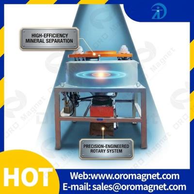China Feeding Size 20-325 Mesh Magnetic Separator Machine Background Magnetic Intensity 10000-15000Gauss Ideal for Separation Tasks for sale