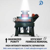 China High Gradient Magnetic Separator Vertical Magnetic Field 15000 Gauss Wet Plate Type for Iron Removal for sale