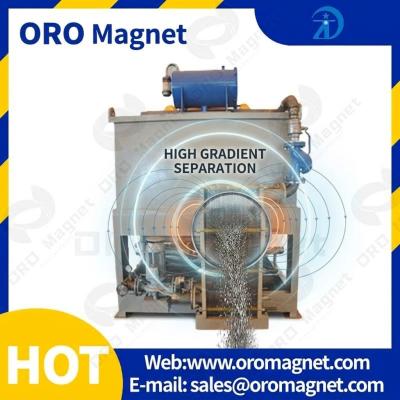 China High Gradient Magnetic Separator 1525P Uniform Magnetic Field Vertical Direction Easy Maintenance for sale