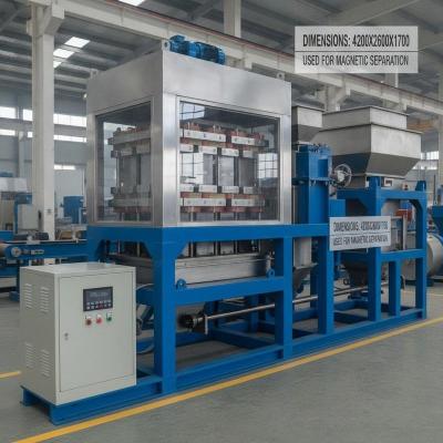 China High Gradient Magnetic Separator 4200x2600x1700mm 50Hz60Hz for Weakly Magnetic Minerals for sale