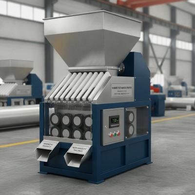 China High Gradient Wet Plate Magnetic Separator 100-800 KGH 20000 Gauss for sale