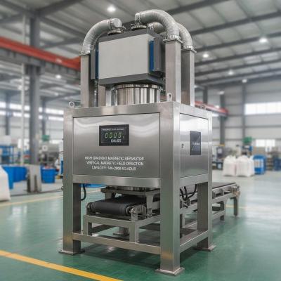 China High Gradient Magnetic Separator WD1000 20000 Gauss Vertical Magnetic Field 100-800 KG/H for sale