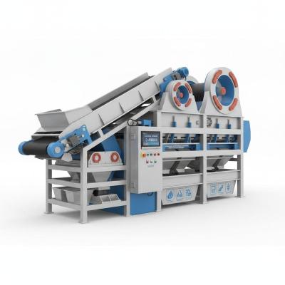 China Dry Magnetic Separator 15000 Gauss Customizable Drum Diameter 500-2000mm for Mining Recycling for sale