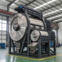 China Dry Magnetic Separator Oil Cooling 15000 Gauss 99% Efficiency Iron Ore Beneficiation for sale