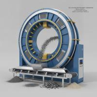 China Oil Cooling Dry Magnetic Separator Circular 15000 Gauss for Mining Recycling for sale