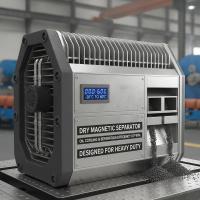 China Dry Magnetic Separator 500-2000mm Drum Oil Cooling 99% Efficiency -20°C to 60°C for sale
