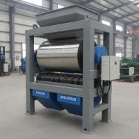China Dry Magnetic Separator 15000 Gauss Oil Cooling Circular Design Custom Size for Iron Ore Beneficiation for sale