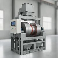China Dry Magnetic Separator 500-2000mm Drum Diameter 15000 Gauss Oil Cooling Customizable for sale