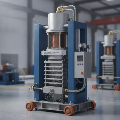 China Wet Magnetic Separator 220-480V Vertical 5T Magnetic Field Intensity 304/316 Stainless Steel for sale