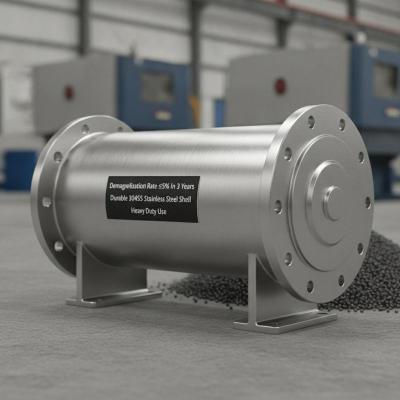 China Demagnetization Rate ≤5% In 3 Years Permanent Magnetic Separator Featuring Durable 304SS Stainless Steel Shell Material Suitable for Heavy Duty for sale