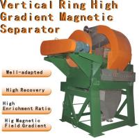 China Vertical Ring High Gradient Magnetic Separator 1.0T for Iron Ore Processing with 50-200 m³/h Capacity for sale