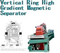 China Vertical Ring High Gradient Wet Type Magnetic Separator 2000mm ISO9001 for Iron Ore Processing 50-80 t/h Capacity for sale