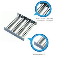 China Super Strong Neodymium Permanent Magnetic Separator Grid with Stainless Steel Rods for Industrial Iron Removal for sale