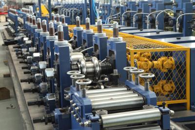 China High Standard Tube Forming Machine with Accumulator for 16-50.8mm OD Steel Tubes at 100m/min Speed for sale