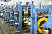 China High Frequency Hot Roller SS Tube Mill 219mm Steel Tube Manufacturing Line 50m/min for sale
