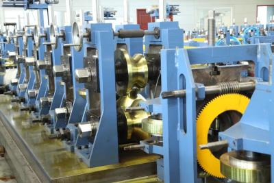 China High Frequency Hot Roller SS Tube Mill 219mm Steel Tube Manufacturing Line 50m/min for sale
