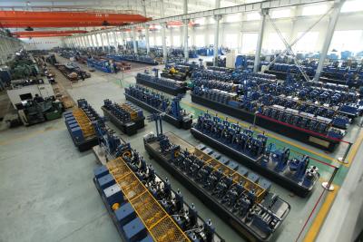 China ZY-89 Steel Pipe Making Machine 33.4-101.6mm OD Range with 100m/min Production Speed for sale