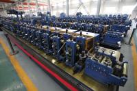 China ZY-219 API Steel Pipe Making Machine 88.9-219mm OD Range 50m/min Production Line with Flying Saw for sale
