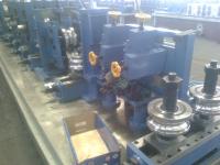 China Alloy Steel Pipe Welding Machine with Accumulator Run Out Table - 33.4-101.6mm OD, 80m/min Speed for sale