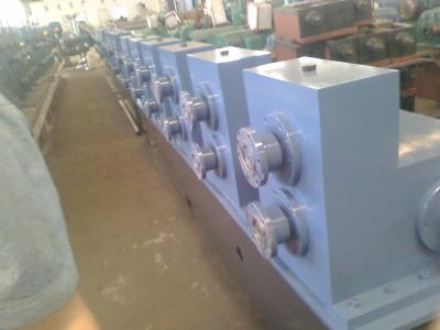 China High Frequency Welded Steel Pipe Machine 76.2-168mm OD with 60m/min Production Speed and Straightened Run Out Table for sale