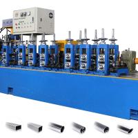 China Automatic Steel ERW Pipe Mill Line Machine Square Tube Roll Forming for sale