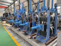 China SS Pipe Making Machine for 21.3-73mm OD Galvanized Steel Tubes, 100 m/min Production Speed for sale