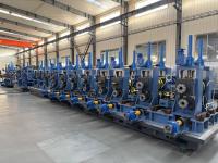 China BIS Standard Steel Pipe Production Line 88.9-219mm OD with 50m/min Welding Speed for Construction and Industrial Tubes for sale