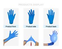 China Orange Nitrile neoprene gloves for sale
