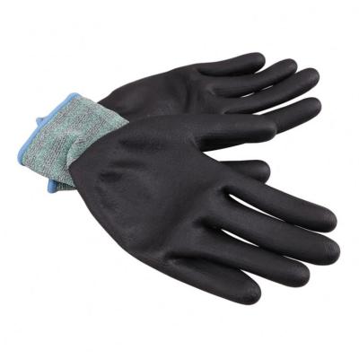 China Nitrile impregnated industry garden job protection safety gloves for sale