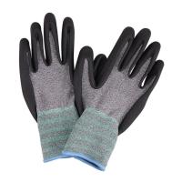 China Nitrile coating work all work gloves nitrile coated gloves nitrile coated fabric gloves for sale