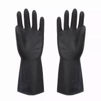 China Heavy industry green nitrile gloves for sale