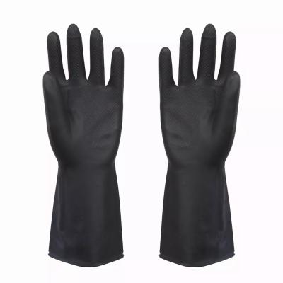 China Nitrile assembly clamping safety gloves, smooth black nitrile coating industry work gloves for sale