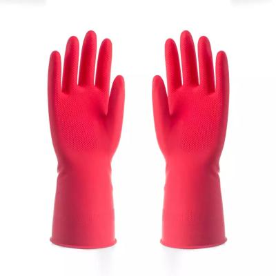 China 3/4 Half chemical resistant nitrile gloves Oil Polyester Lining for sale