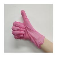 China Pink latex gloves sensicare gloves for sale